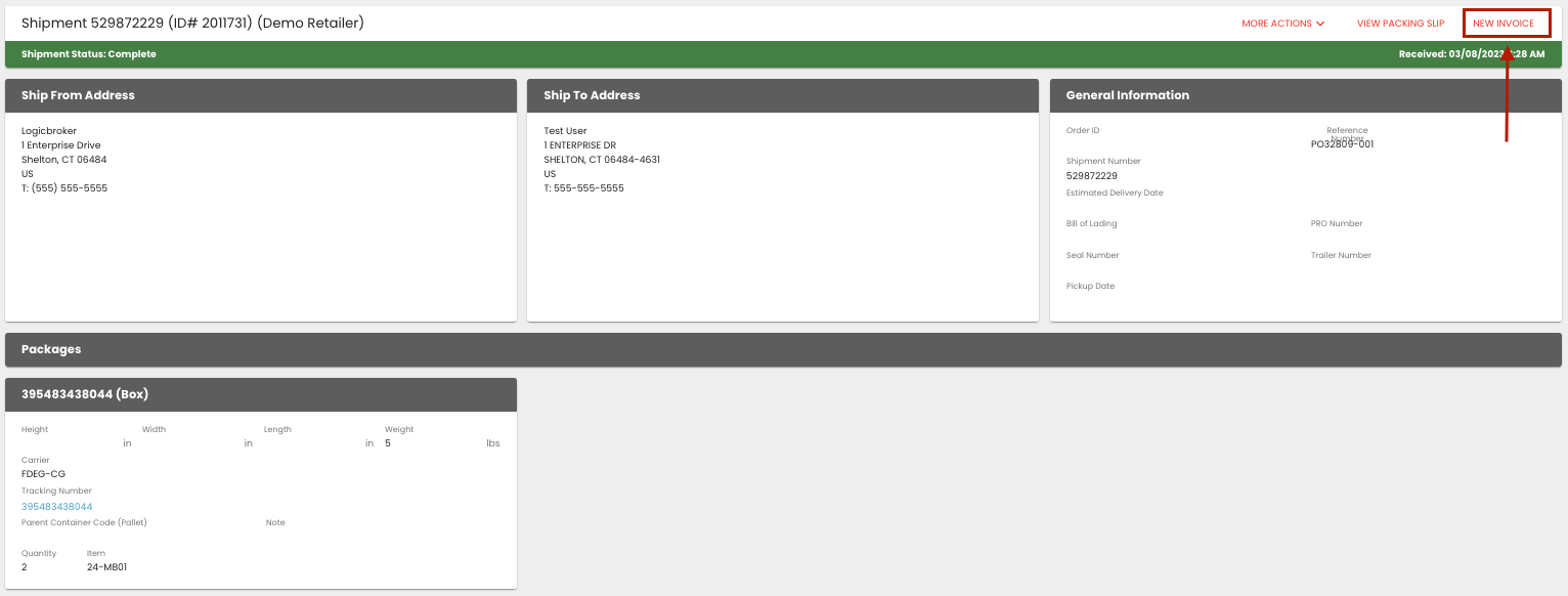 Creating an Invoice – Marriott Bonvoy