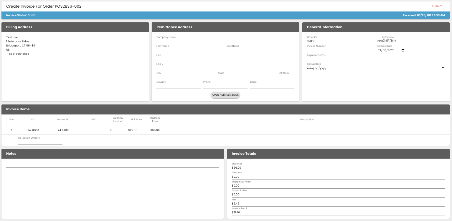 Creating an Invoice – Marriott Bonvoy