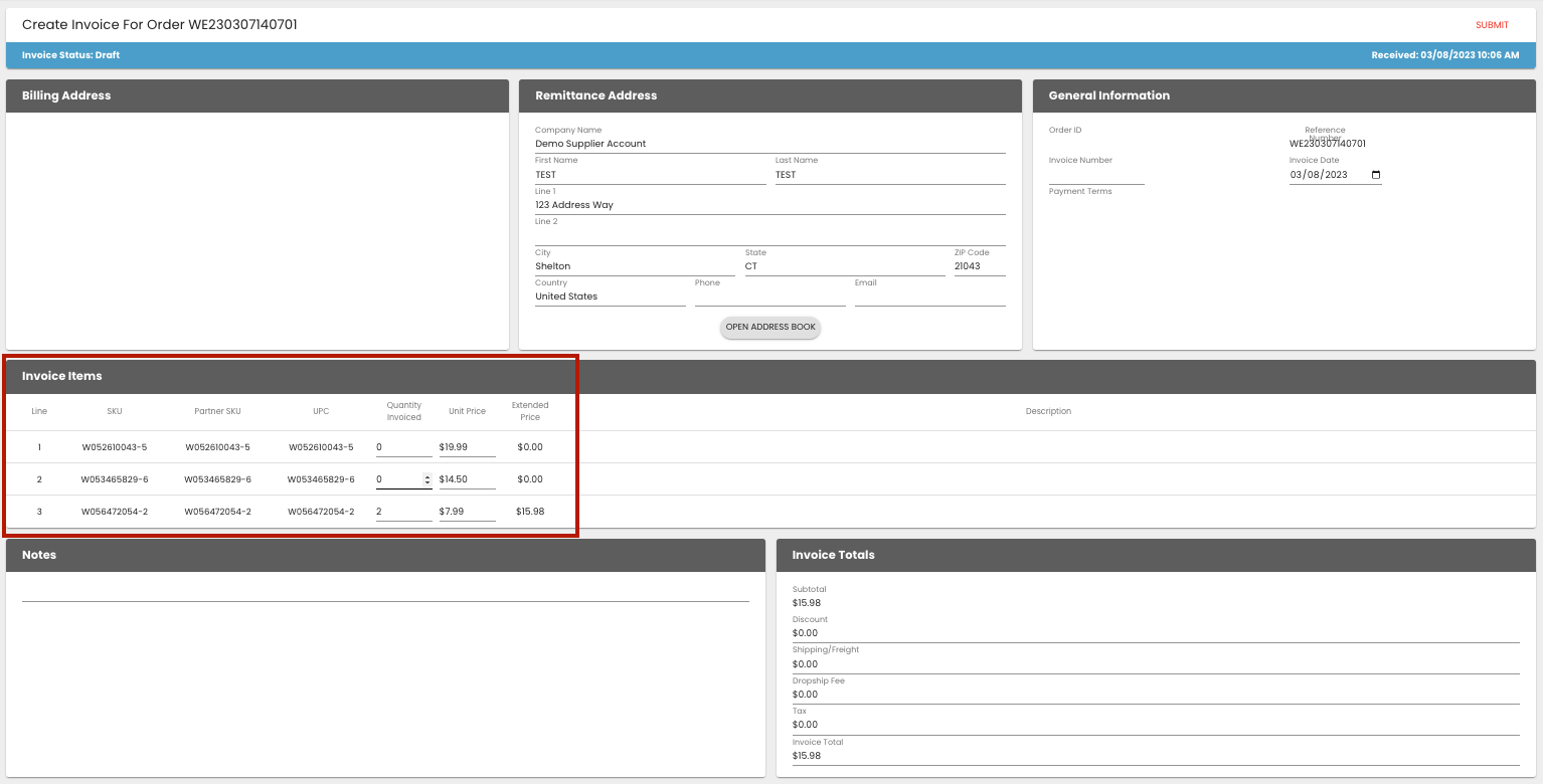 Creating an Invoice – Marriott Bonvoy
